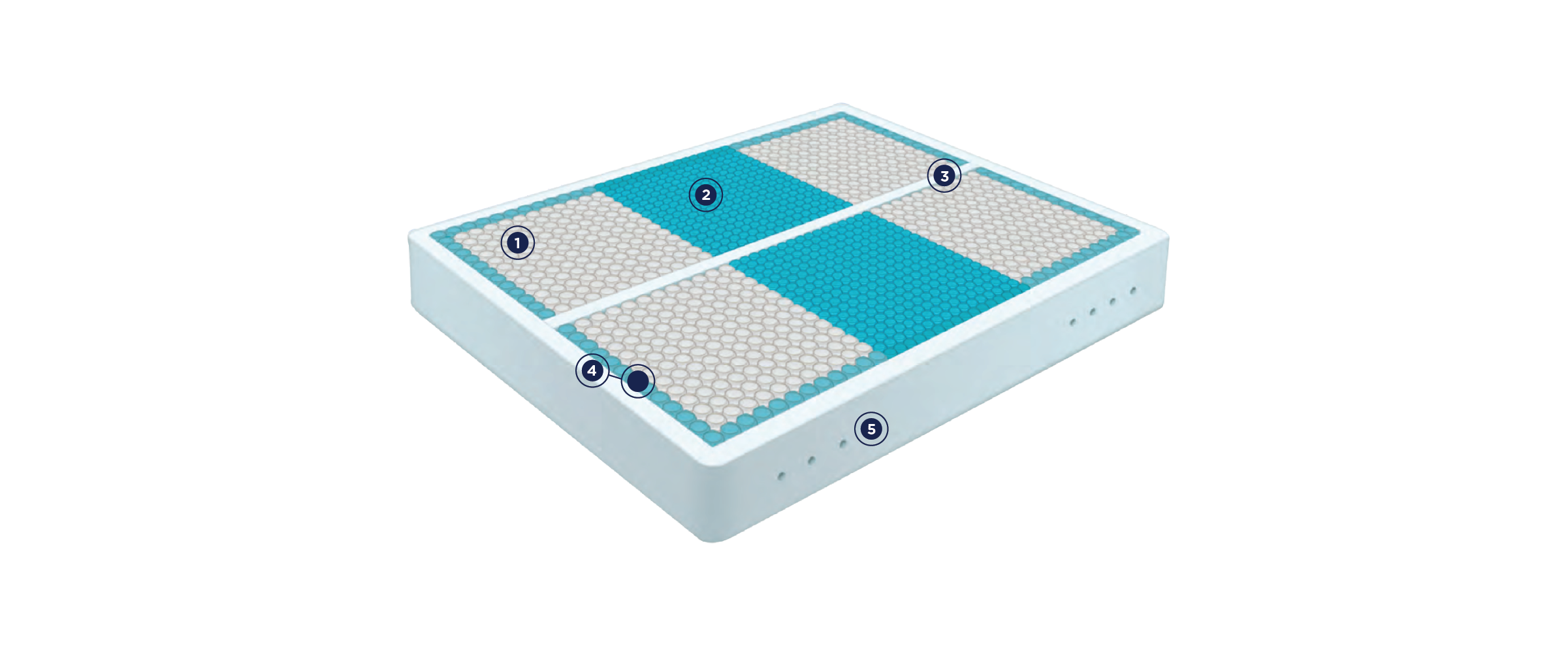 Kingsdown smartMATCH 2.0 Blue Mattress - BedMart
